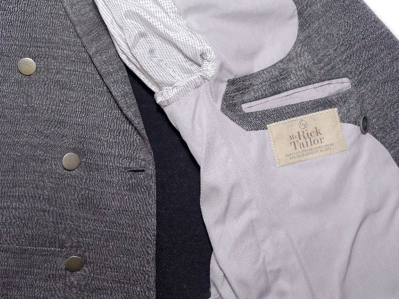 【新品】7新品★Mr.Rick Tailor(伊★DX14A07 GRY 綿麻ニット地WJK 44の落札情報詳細 - ヤフオク落札価格検索 オークフリー